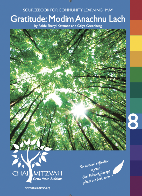 Virtual Jewish Journeys – Topic: Gratitude/Modim Anachnu Lach | Chai ...